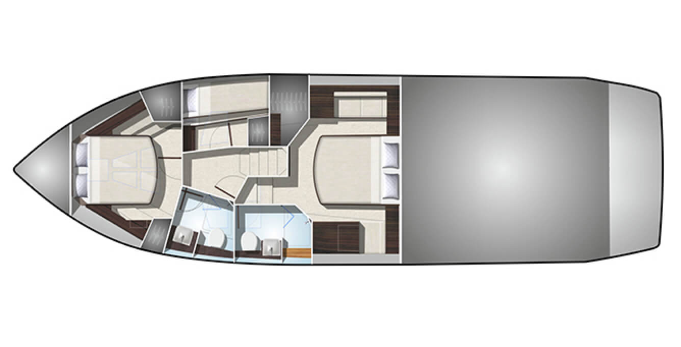 Galeon 500 FLY – Flybridge Yacht