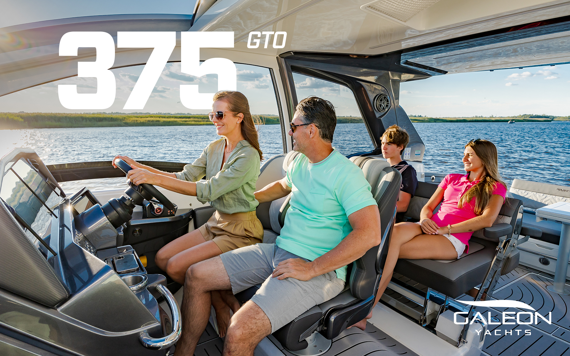 Galeon 375 GTO – Grand Touring Outboard Boat